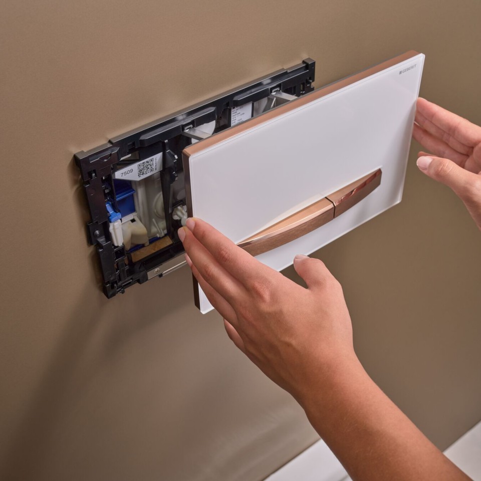 Plaques de déclenchement et commande de WC | Geberit.ch